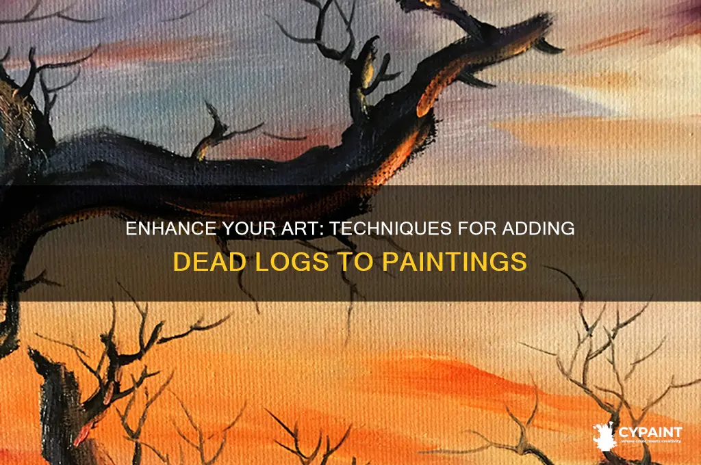 Enhance Your Art: Techniques For Adding Dead Logs To Paintings | CyPaint