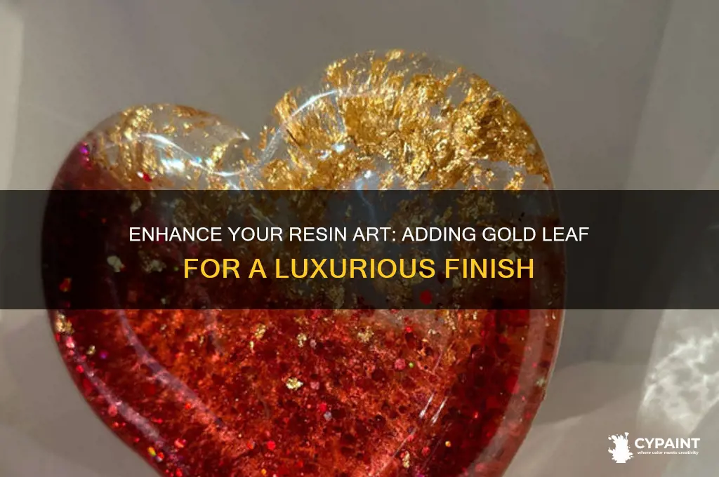 Enhance Your Resin Art: Adding Gold Leaf For A Luxurious Finish | CyPaint