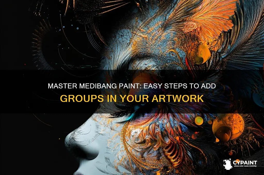 Master Medibang Paint: Easy Steps To Add Groups In Your Artwork | CyPaint