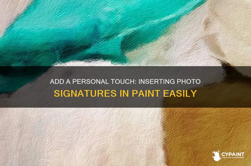 Add A Personal Touch: Inserting Photo Signatures In Paint Easily | CyPaint