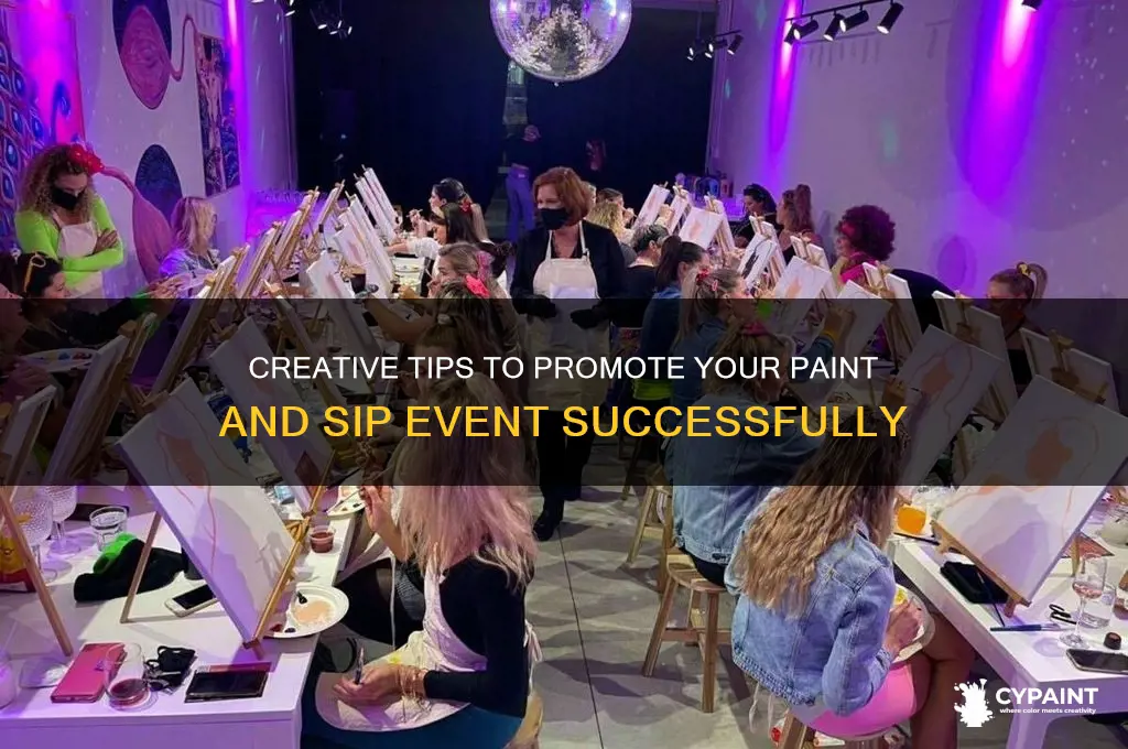 Creative Tips To Promote Your Paint And Sip Event Successfully | CyPaint
