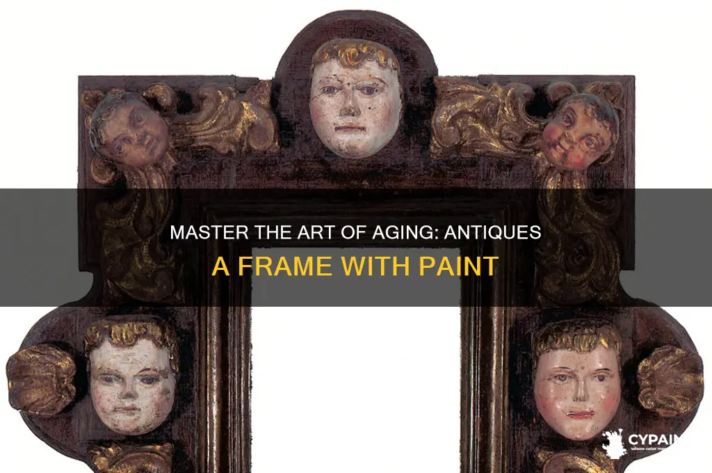 Master The Art Of Aging: Antiques A Frame With Paint | CyPaint