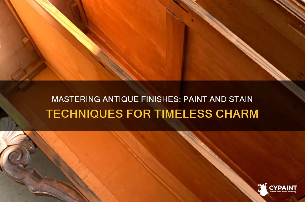 Mastering Antique Finishes: Paint And Stain Techniques For Timeless ...