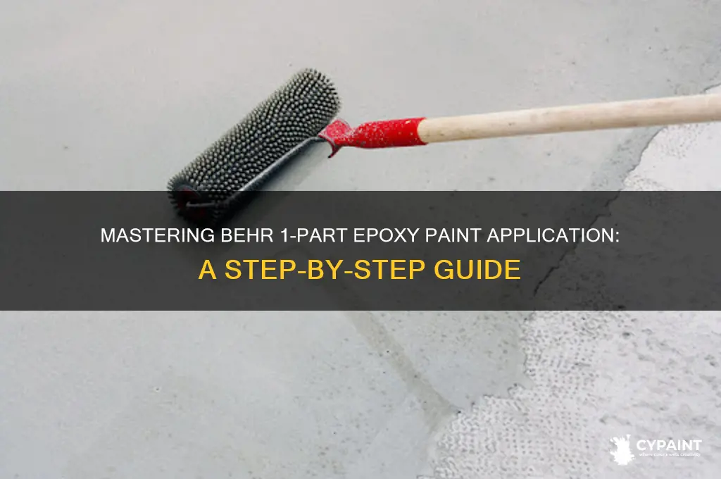 Mastering Behr 1-Part Epoxy Paint Application: A Step-By-Step Guide ...