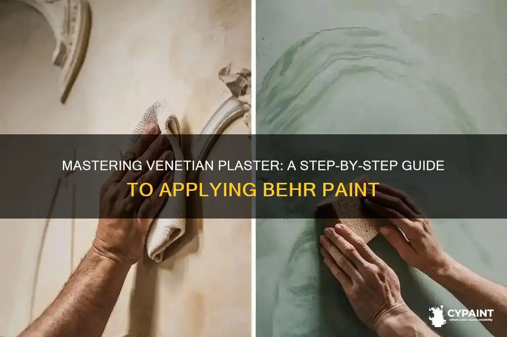 Mastering Venetian Plaster: A Step-By-Step Guide To Applying Behr Paint ...