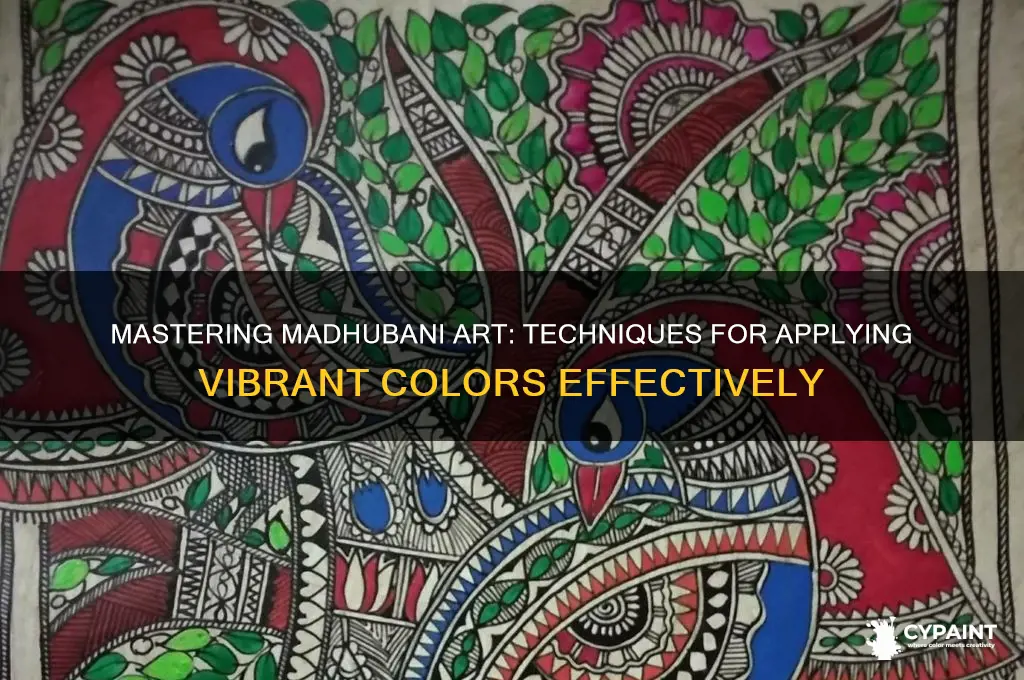 Mastering Madhubani Art: Techniques For Applying Vibrant Colors ...