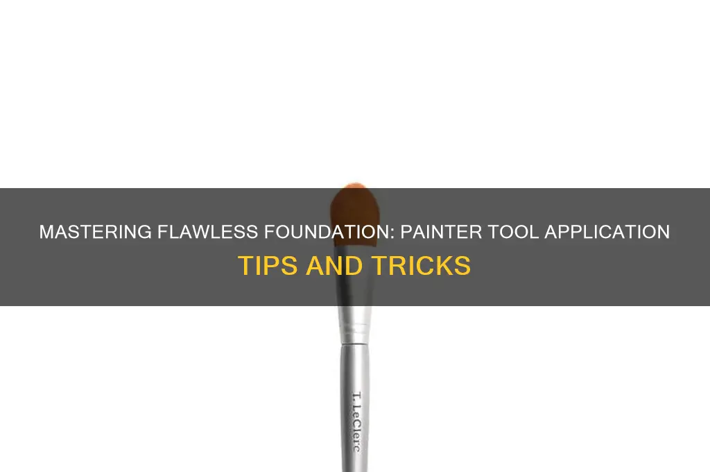 Mastering Flawless Foundation: Painter Tool Application Tips And Tricks ...