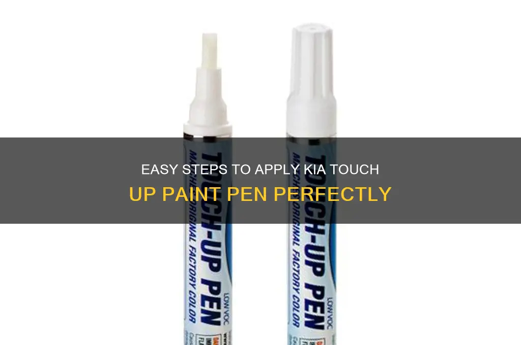 Easy Steps To Apply Kia Touch Up Paint Pen Perfectly | CyPaint