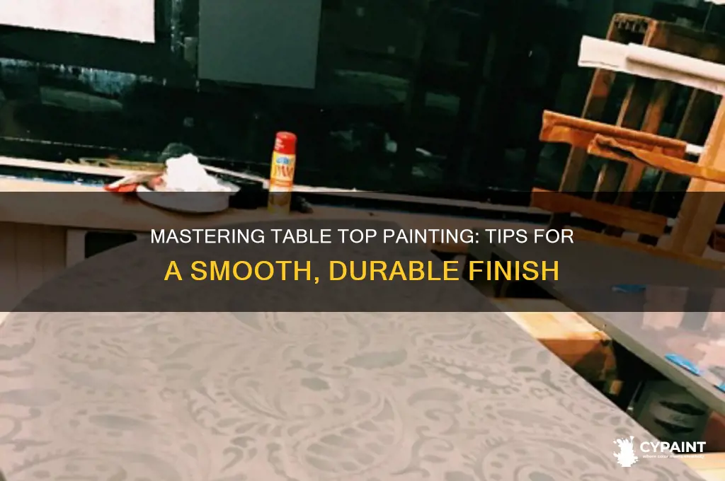 Mastering Table Top Painting: Tips For A Smooth, Durable Finish | CyPaint
