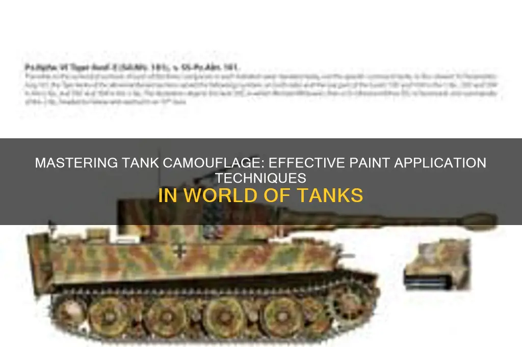 Mastering Tank Camouflage: Effective Paint Application Techniques In ...