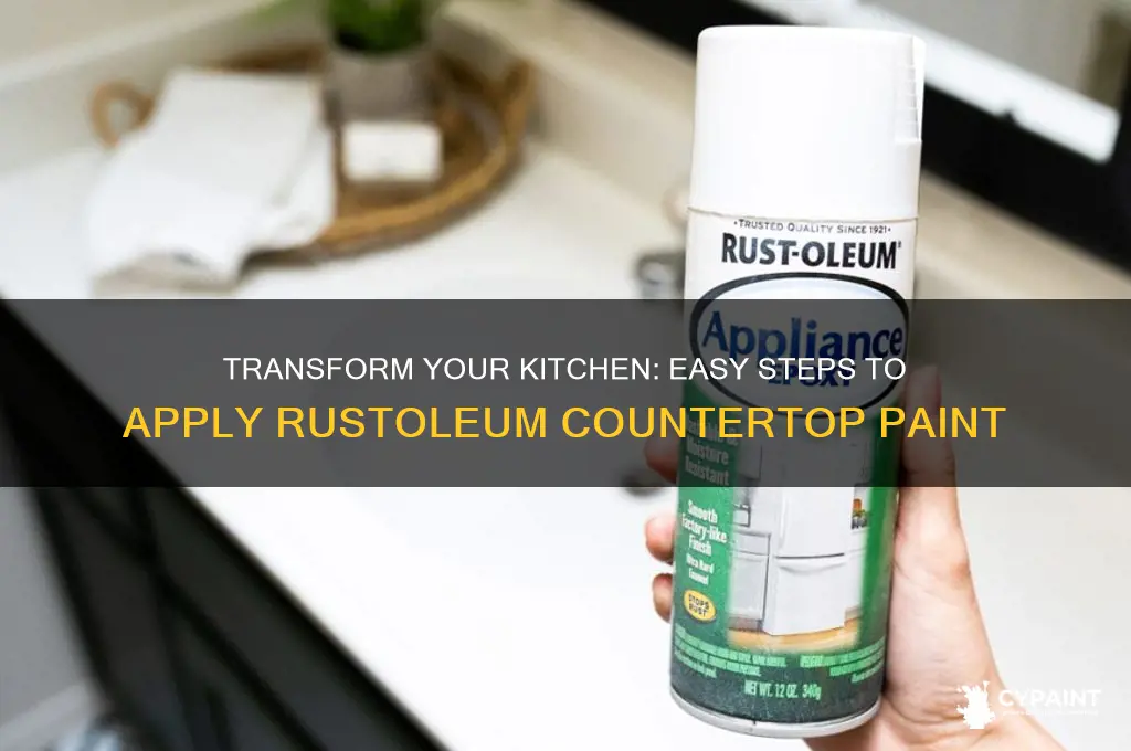 Transform Your Kitchen: Easy Steps To Apply Rustoleum Countertop Paint ...