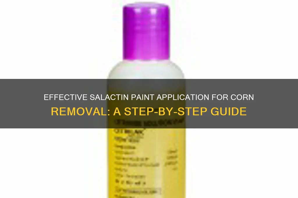 Effective Salactin Paint Application For Corn Removal: A Step-By-Step ...