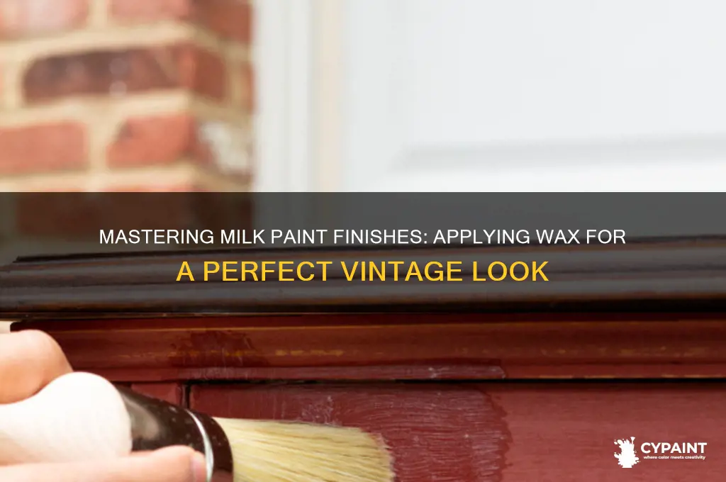 Mastering Milk Paint Finishes: Applying Wax For A Perfect Vintage Look ...