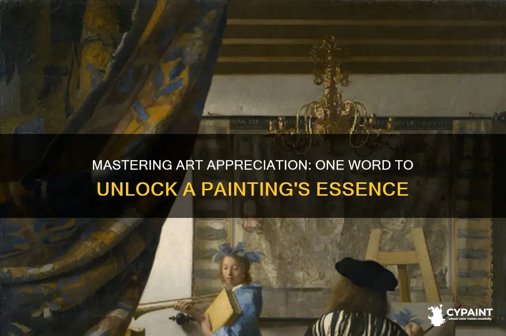 Mastering Art Appreciation: One Word To Unlock A Painting's Essence ...