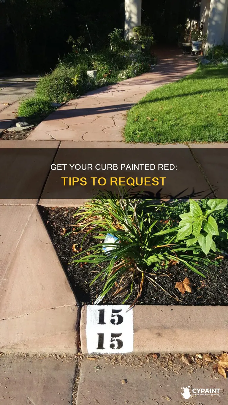 Get Your Curb Painted Red: Tips To Request | CyPaint