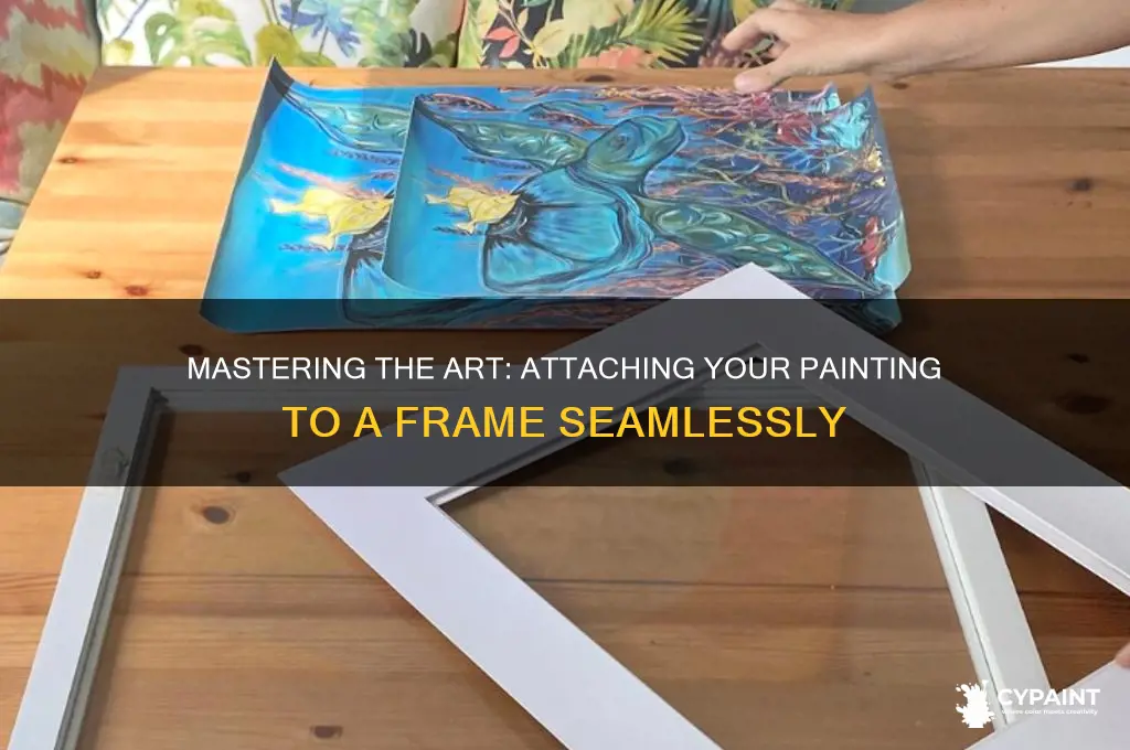 Mastering The Art: Attaching Your Painting To A Frame Seamlessly | CyPaint