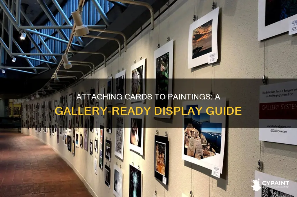Attaching Cards To Paintings: A Gallery-Ready Display Guide | CyPaint