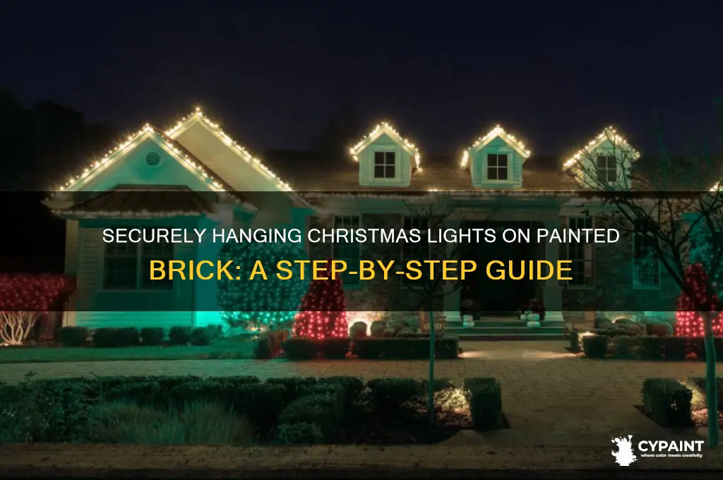 Securely Hanging Christmas Lights On Painted Brick: A Step-By-Step ...