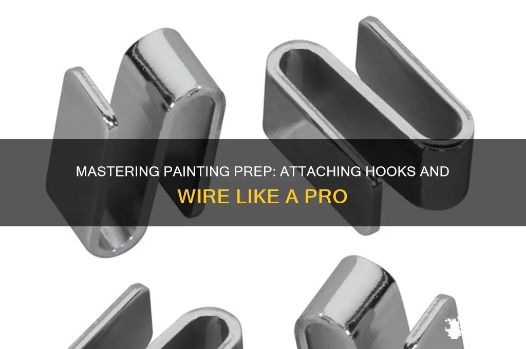 Mastering Painting Prep: Attaching Hooks And Wire Like A Pro | CyPaint
