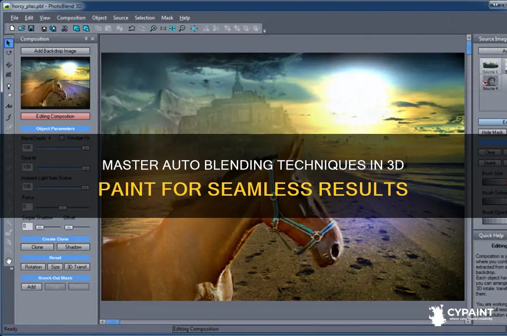 Master Auto Blending Techniques In 3D Paint For Seamless Results | CyPaint