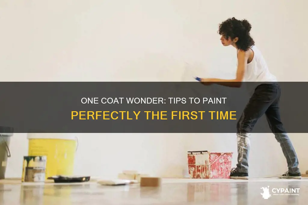 One Coat Wonder: Tips To Paint Perfectly The First Time | CyPaint