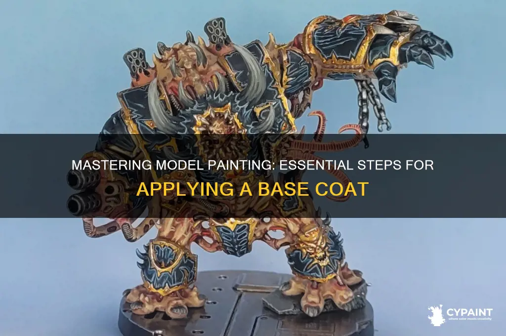 Mastering Model Painting: Essential Steps For Applying A Base Coat ...