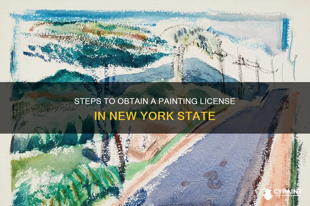 Steps To Obtain A Painting License In New York State | CyPaint
