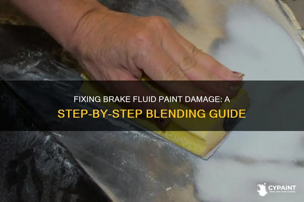 Fixing Brake Fluid Paint Damage: A Step-By-Step Blending Guide | CyPaint