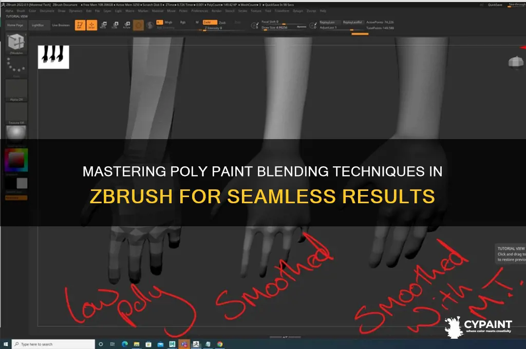 Mastering Poly Paint Blending Techniques In Zbrush For Seamless Results ...