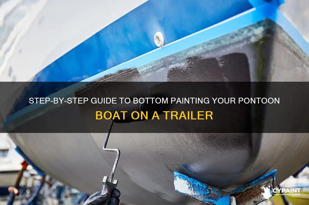Step-By-Step Guide To Bottom Painting Your Pontoon Boat On A Trailer ...