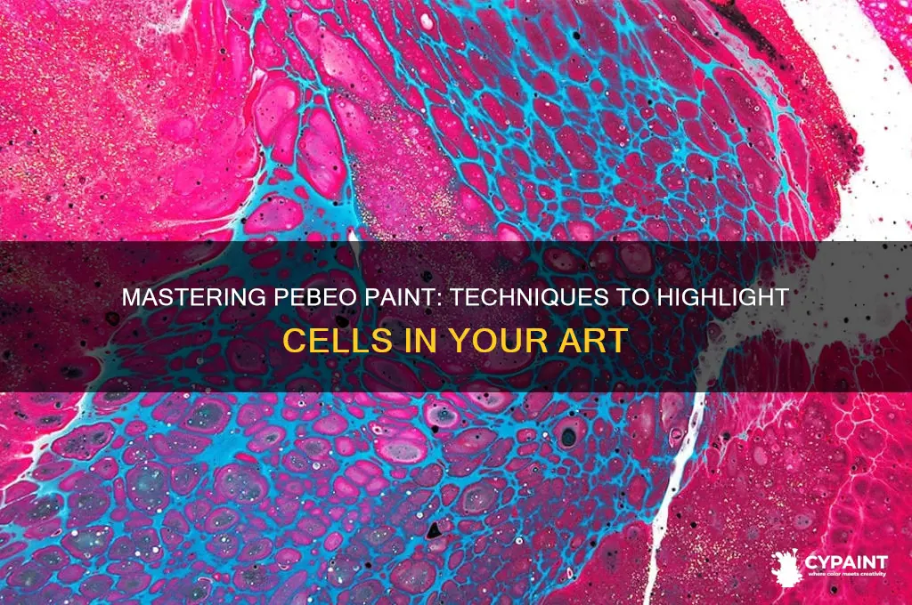 Mastering Pebeo Paint: Techniques To Highlight Cells In Your Art | CyPaint