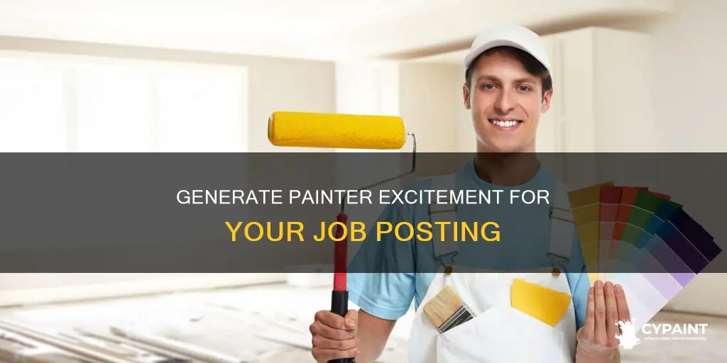 Generate Painter Excitement For Your Job Posting | CyPaint