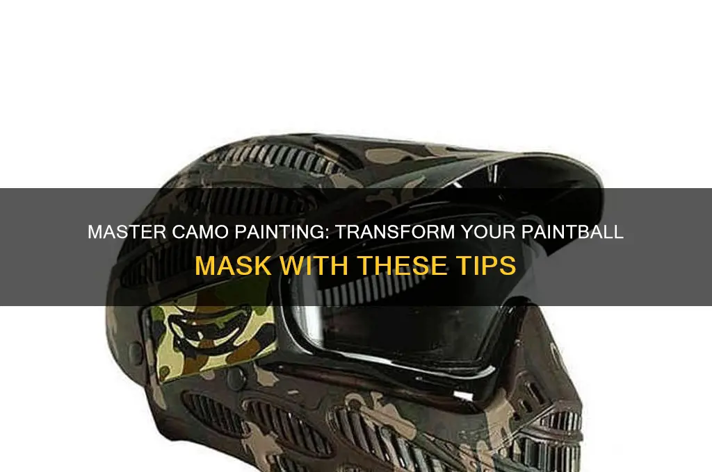 Master Camo Painting: Transform Your Paintball Mask With These Tips ...
