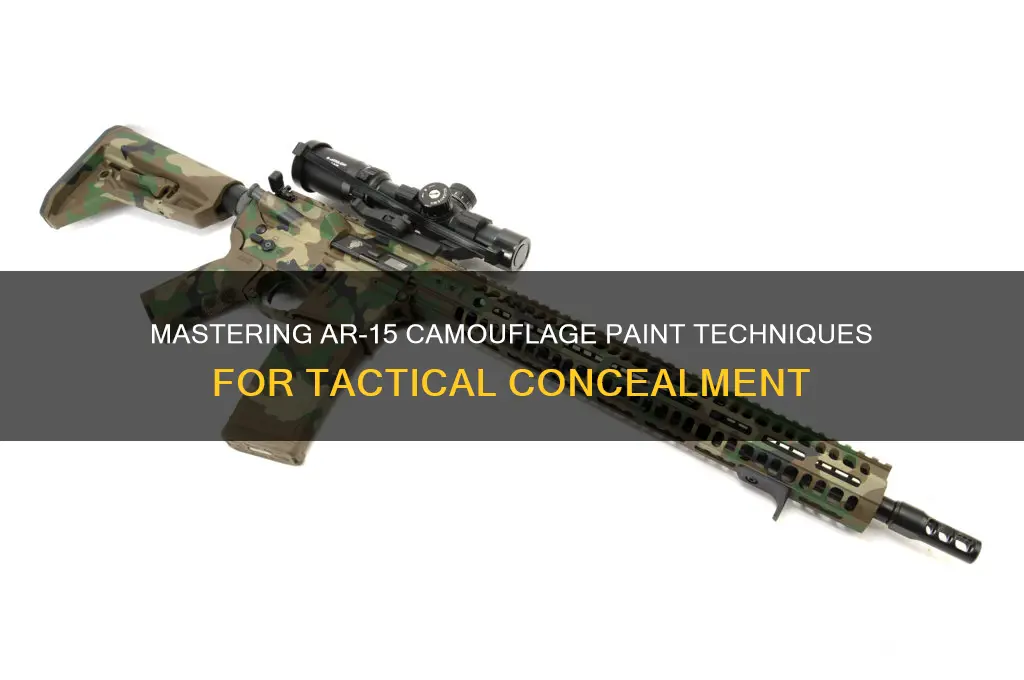 Mastering Ar-15 Camouflage Paint Techniques For Tactical Concealment ...
