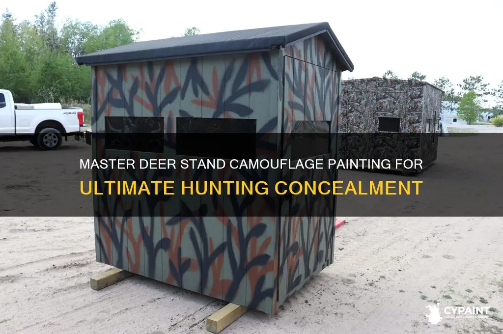 Master Deer Stand Camouflage Painting For Ultimate Hunting Concealment ...