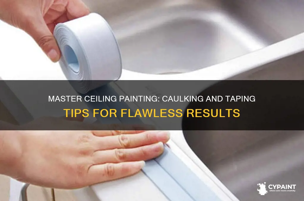Master Ceiling Painting: Caulking And Taping Tips For Flawless Results ...