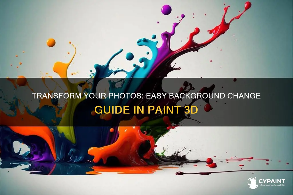 Transform Your Photos: Easy Background Change Guide In Paint 3D | CyPaint