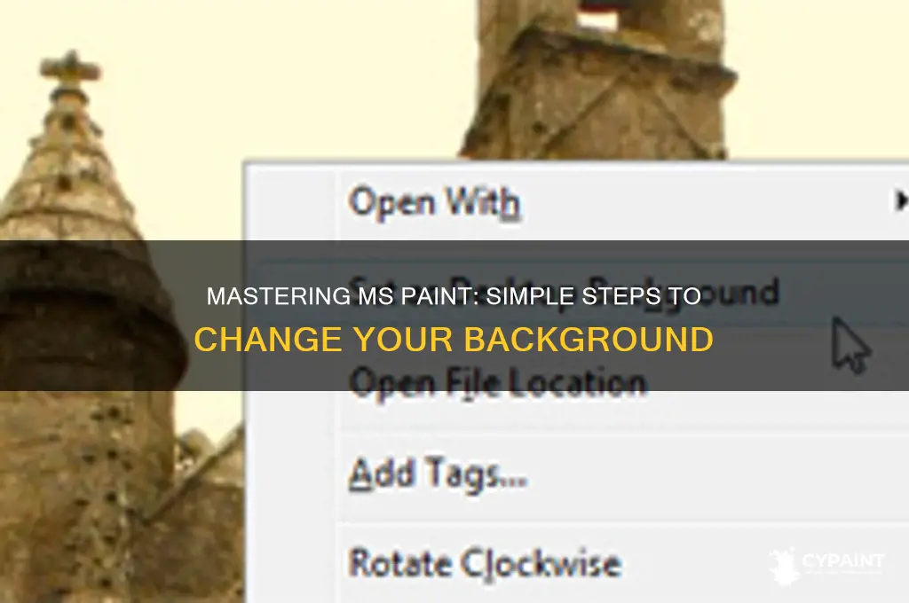 Mastering Ms Paint: Simple Steps To Change Your Background | CyPaint
