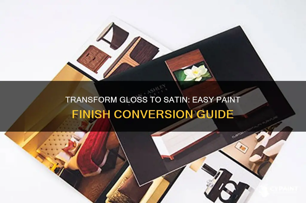 Transform Gloss To Satin: Easy Paint Finish Conversion Guide | CyPaint