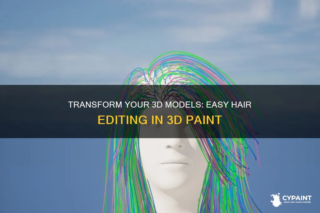 Transform Your 3D Models: Easy Hair Editing In 3D Paint | CyPaint