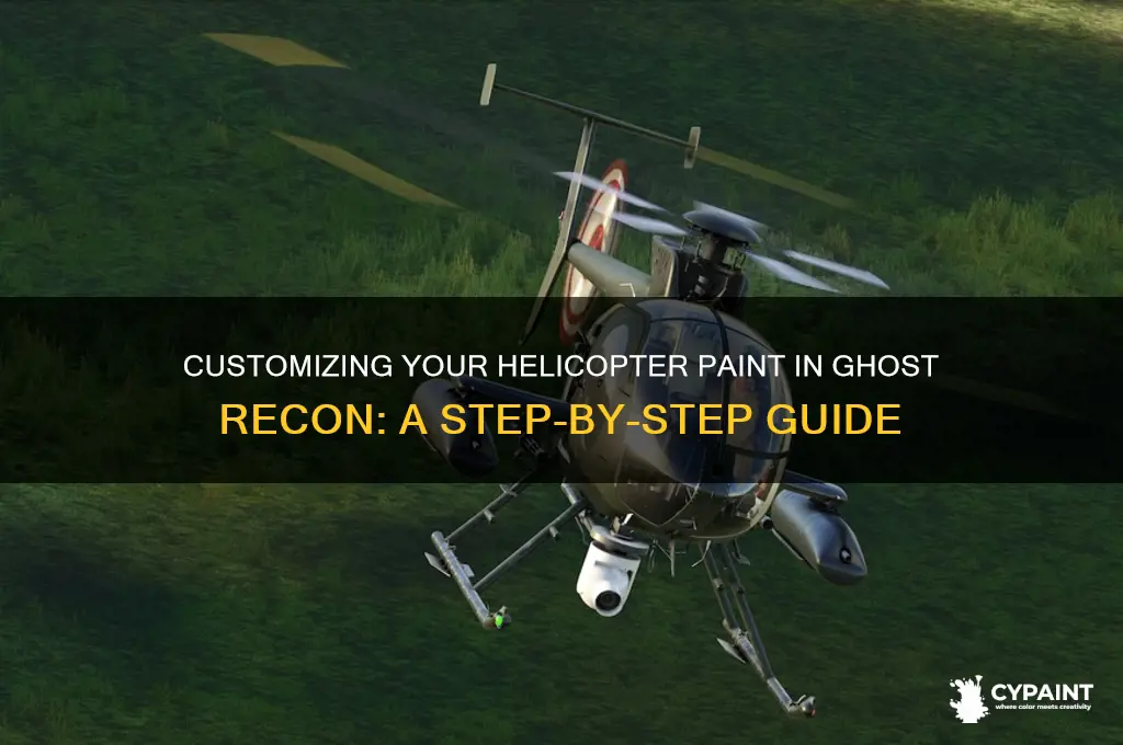 Customizing Your Helicopter Paint In Ghost Recon: A Step-By-Step Guide ...
