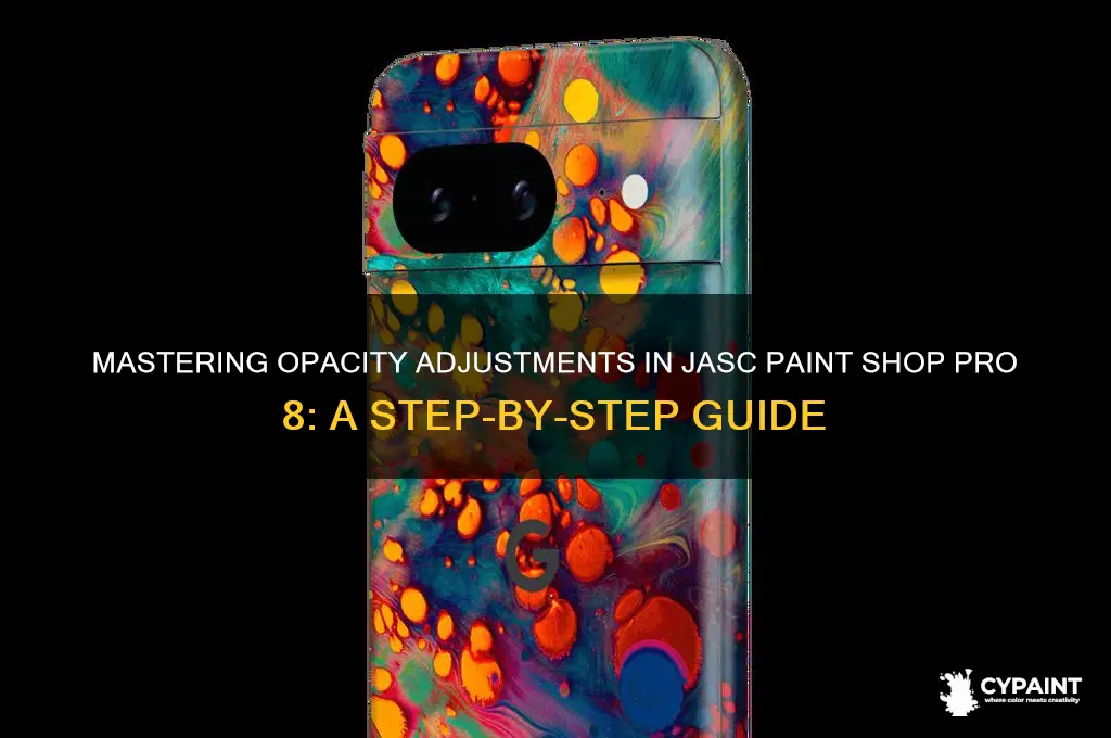 Mastering Opacity Adjustments In Jasc Paint Shop Pro 8: A Step-By-Step ...