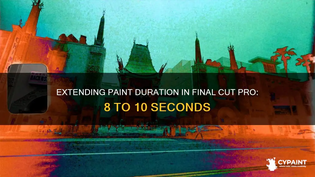Extending Paint Duration In Final Cut Pro: 8 To 10 Seconds | CyPaint