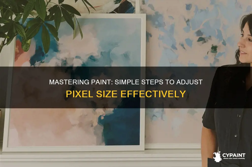 Mastering Paint: Simple Steps To Adjust Pixel Size Effectively | CyPaint