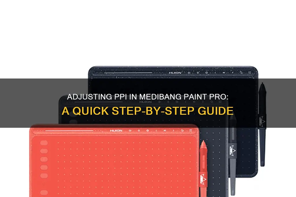 Adjusting Ppi In Medibang Paint Pro: A Quick Step-By-Step Guide | CyPaint