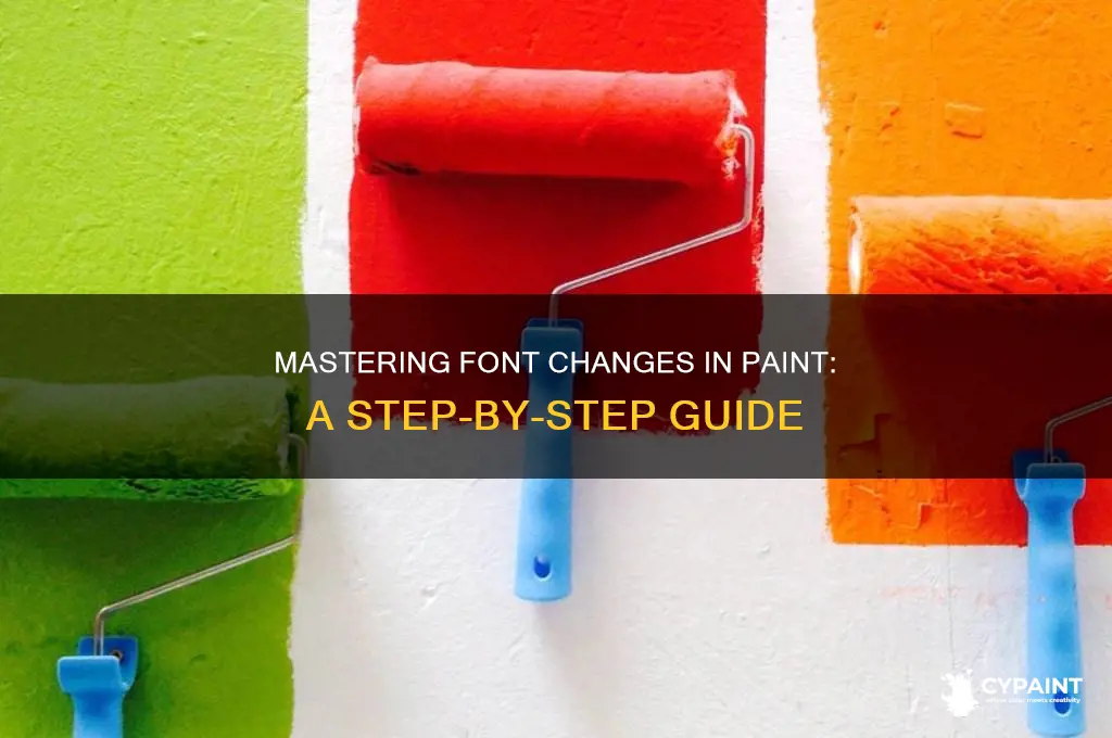 Mastering Font Changes In Paint: A Step-By-Step Guide | CyPaint