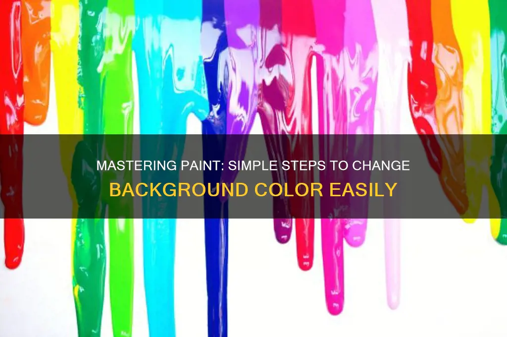 Mastering Paint: Simple Steps To Change Background Color Easily | CyPaint