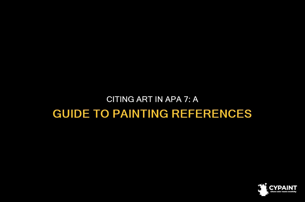 Citing Art In Apa 7: A Guide To Painting References | CyPaint
