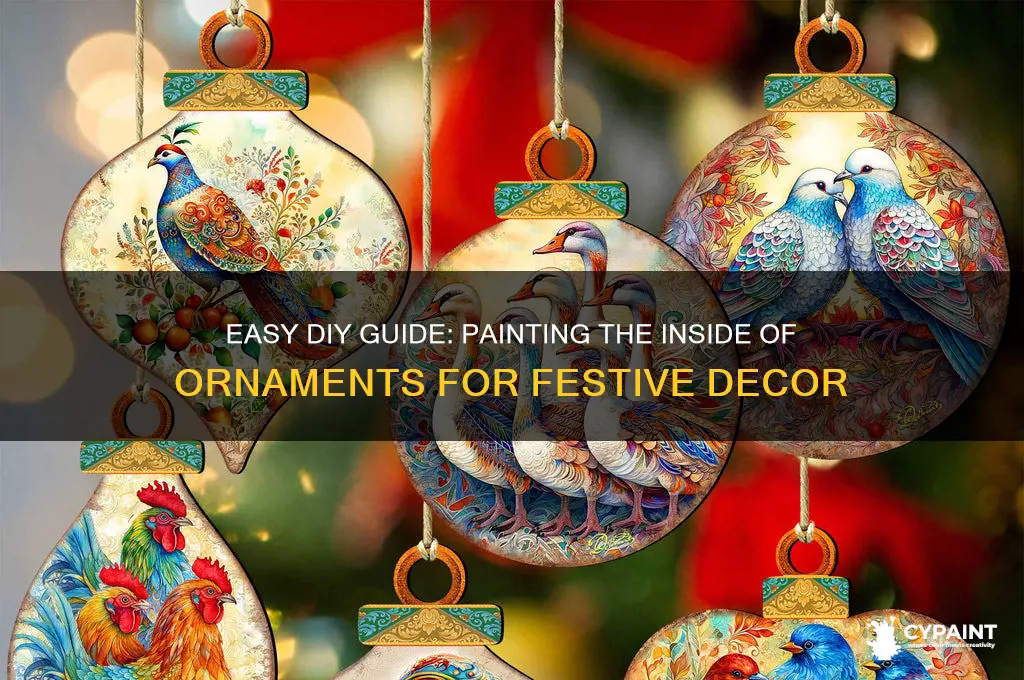 Easy Diy Guide: Painting The Inside Of Ornaments For Festive Decor ...