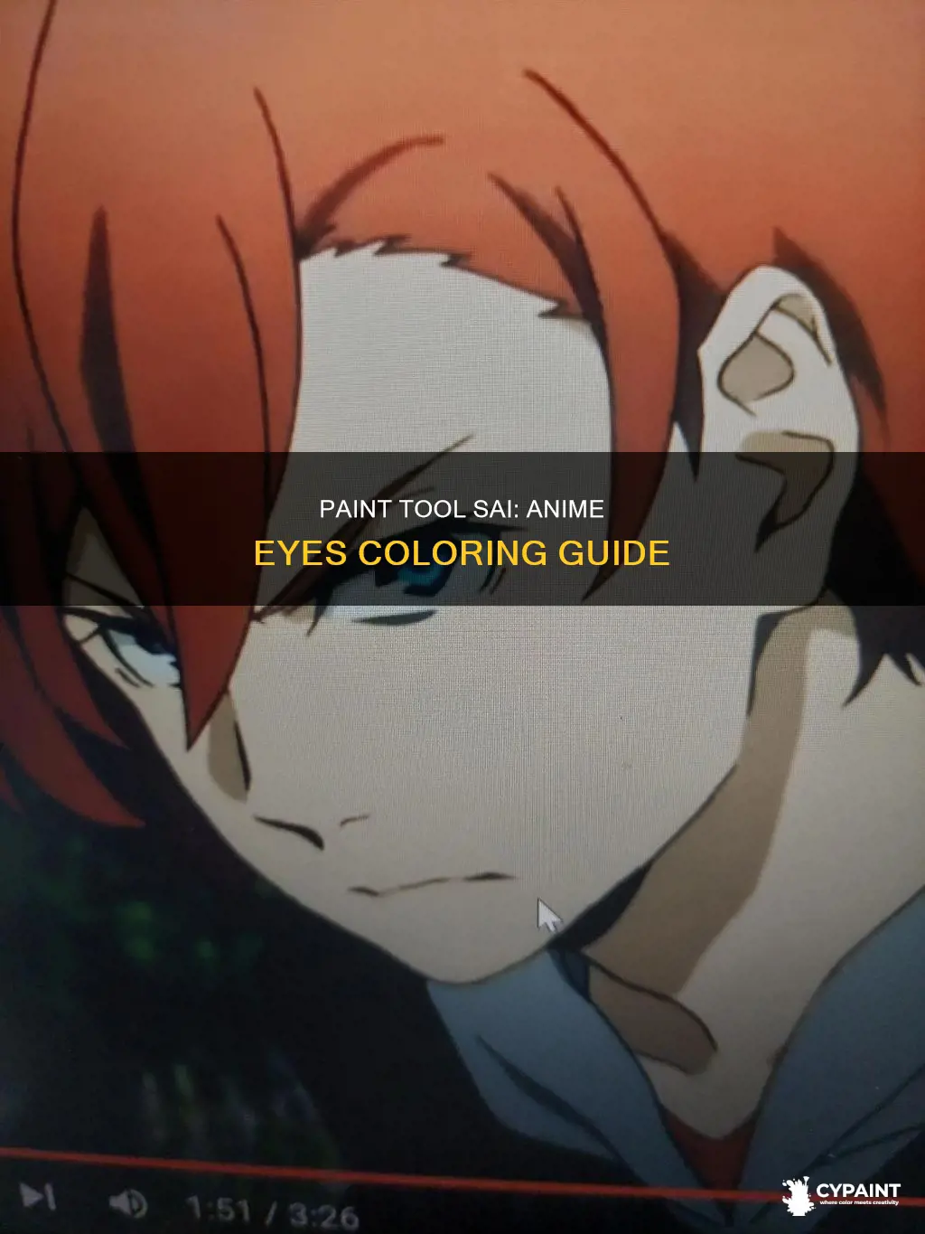 Paint Tool Sai: Anime Eyes Coloring Guide | CyPaint
